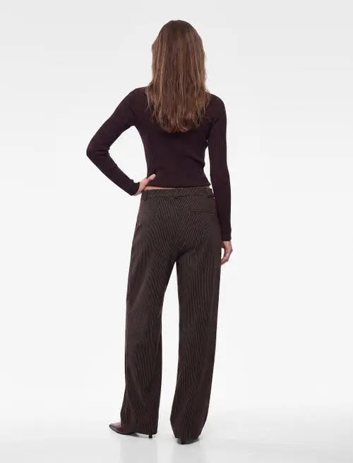 Koton Striped Tailored Trousers