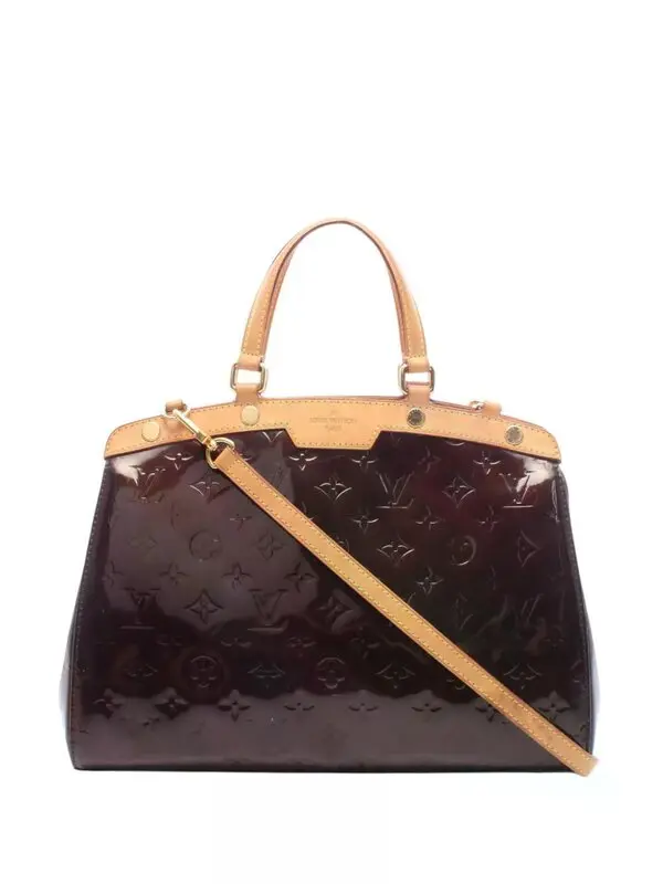 LOUIS VUITTON 2013 Monogram Vernis Brea Mm Satchel