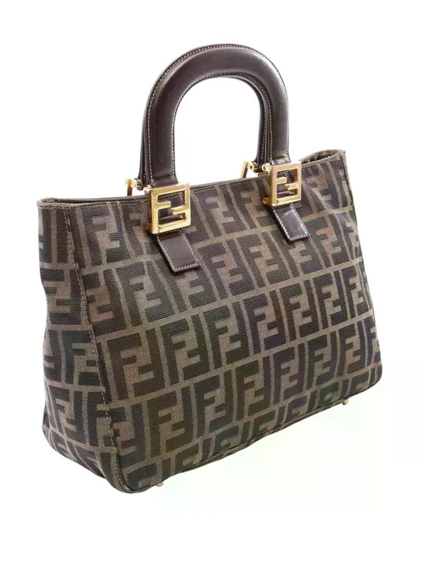 Fendi 20th Century Zucca Canvas Handbag