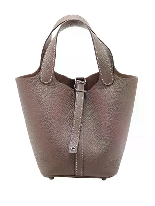 Hermès 2012 Clemence Picotin Lock 18 Handbag - Brown