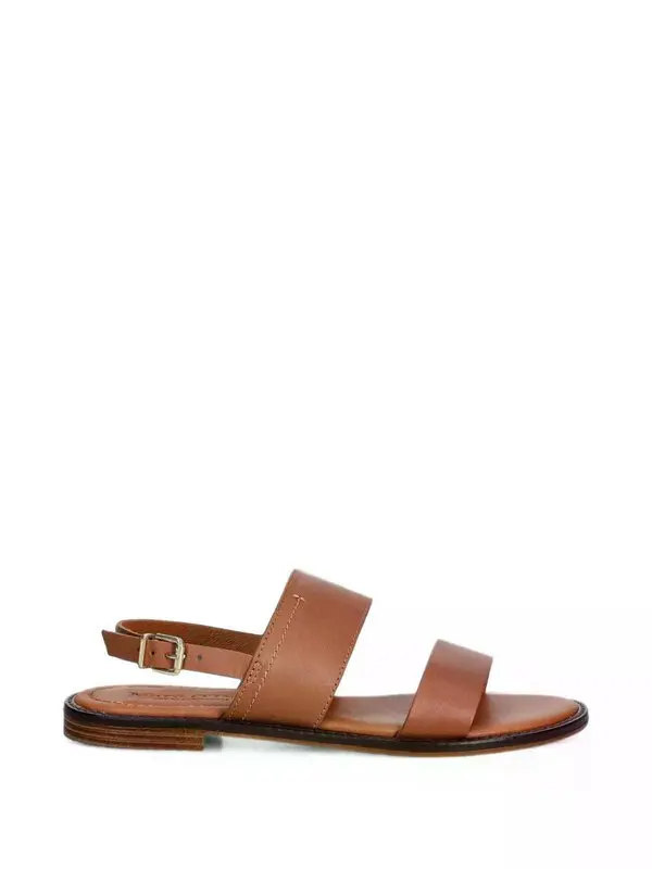 Marc O'polo Buckle-fastening Leather Flat Sandals