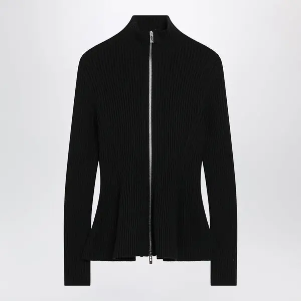 Alaïa Zip-up Cardigan In Wool Blend