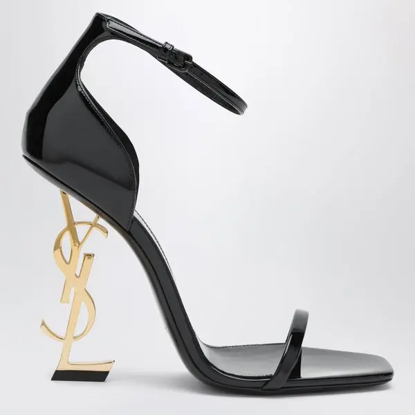 Saint Laurent Opyum Patent Leather Sandals
