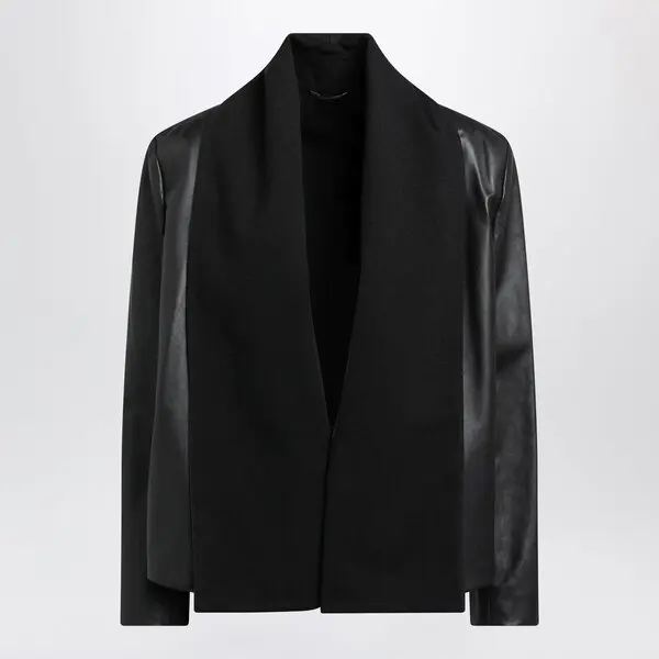 TOTEME Leather Jacket With Scarf Collar