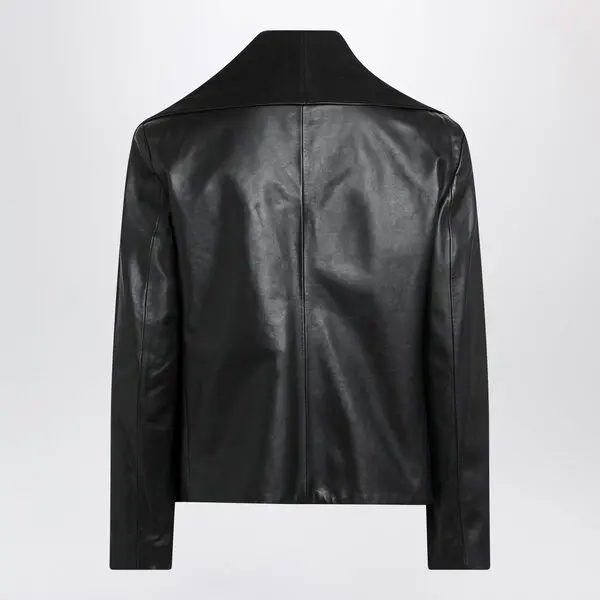TOTEME Leather Jacket With Scarf Collar
