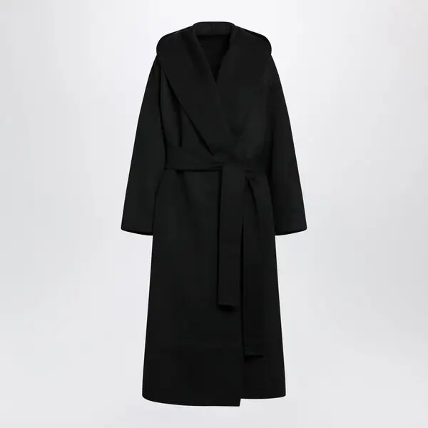 TOTEME Long Wool Coat With Hood
