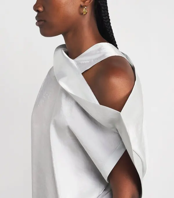 Issey Miyake One-shoulder Mercury Shirt