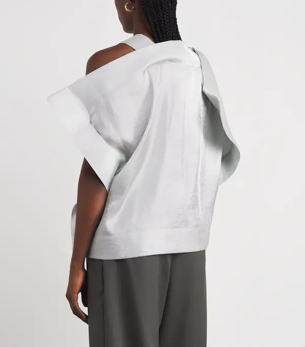 Issey Miyake One-shoulder Mercury Shirt