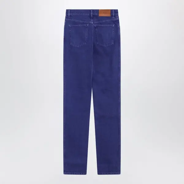 Chloé Royal Indigo Jeans In Cotton Denim