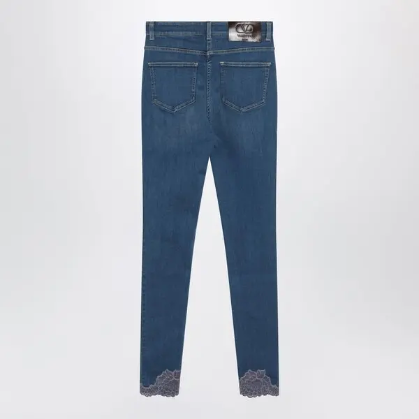 Valentino Garavani Medium Slim Jeans With Lace