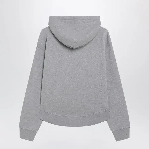JW Anderson Grey Melange Cotton Hoodie