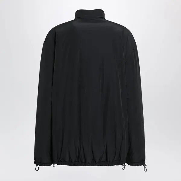 Miu Miu Blouson In Ponge And Fleece - Black