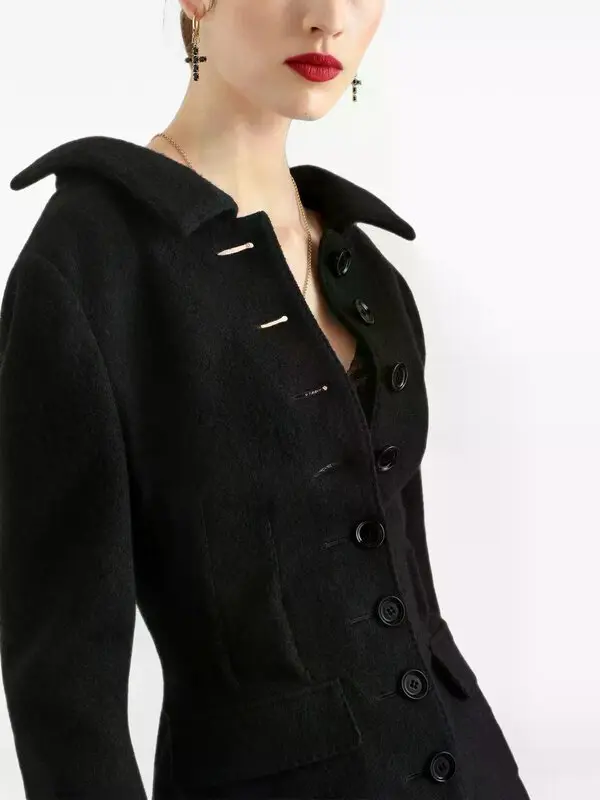 Dolce & Gabbana Single-breasted Wool Cloth Jacket
