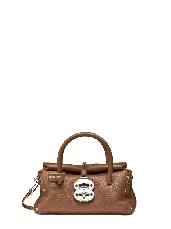 ZANELLATO Pebbled Leather Top Handle Bag