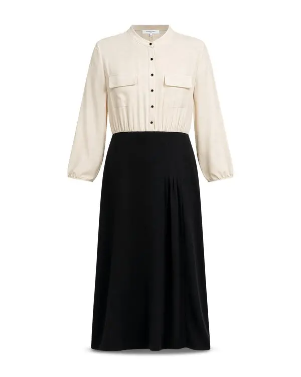 Gerard Darel Cassy Colorblocked Shirt Top Dress
