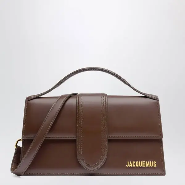 Jacquemus The Large Bambino Leather Bag - Chocolate