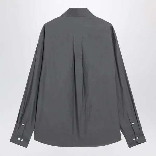 LEMAIRE Grey Shirt In Cotton And Silk