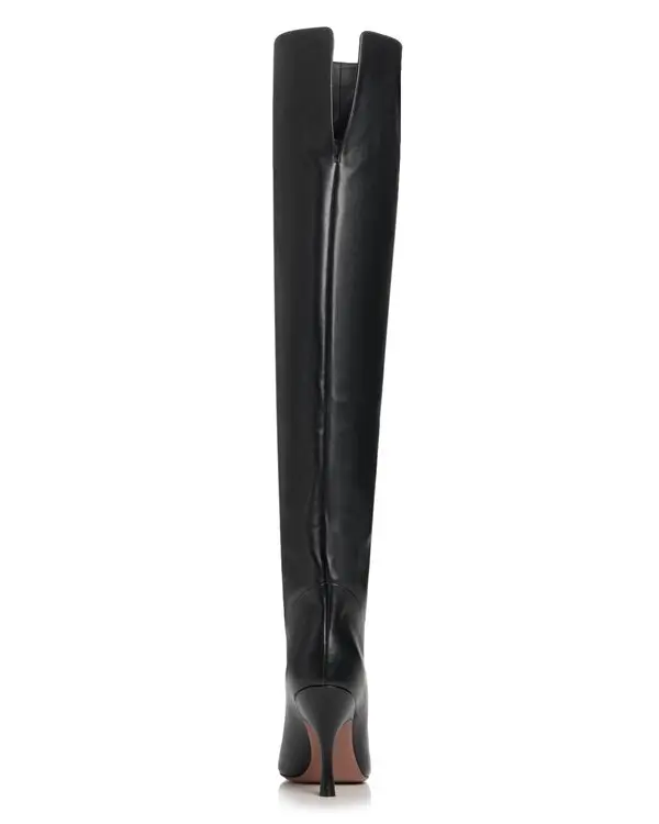 Paris Texas Rose Leather Over-the-knee Boots