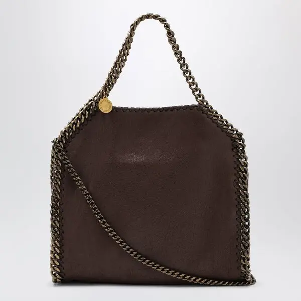 Stella McCartney Mahogany Falabella Mini Tote Bag - Brown