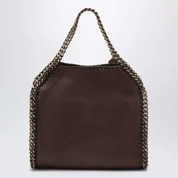 Stella McCartney Mahogany Falabella Mini Tote Bag - Brown