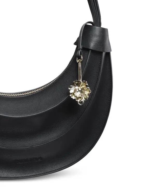 Farm Rio Banana Small Leather Hobo Bag