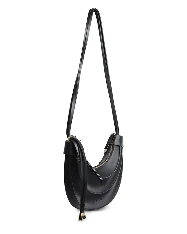 Farm Rio Banana Small Leather Hobo Bag