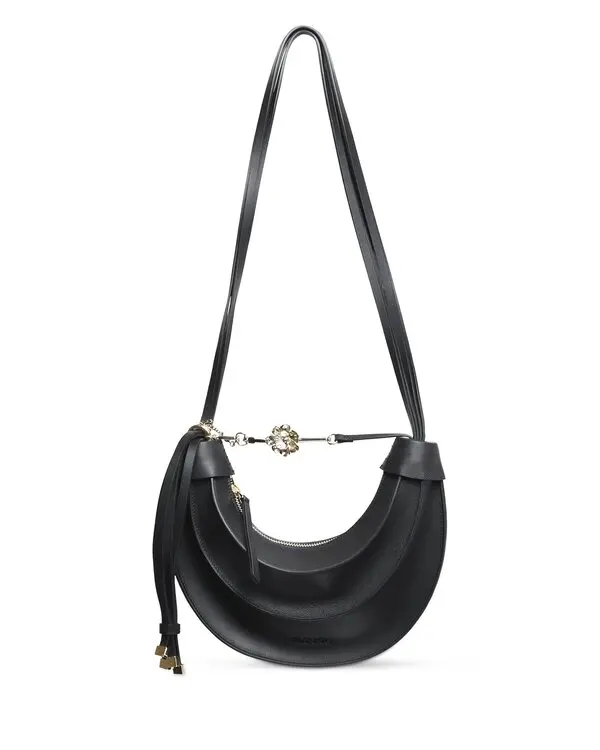Farm Rio Banana Small Leather Hobo Bag