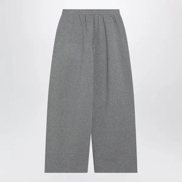 Balenciaga Grey Oversized Cotton Jogging Trousers