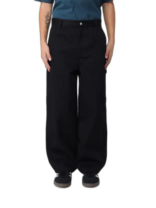 Carhartt Work In Progress Hammer-loop Work Trousers With Logo Patch