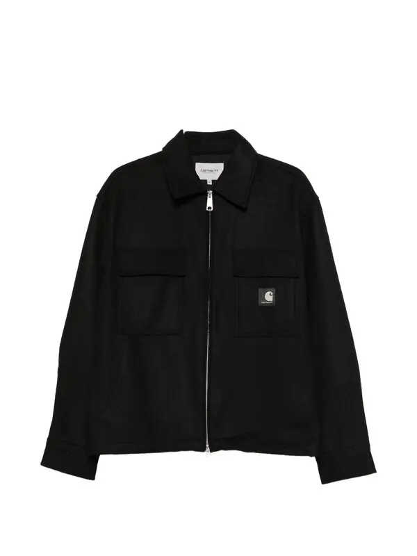 Carhartt Work In Progress Logo-patch Zip-up Jacket