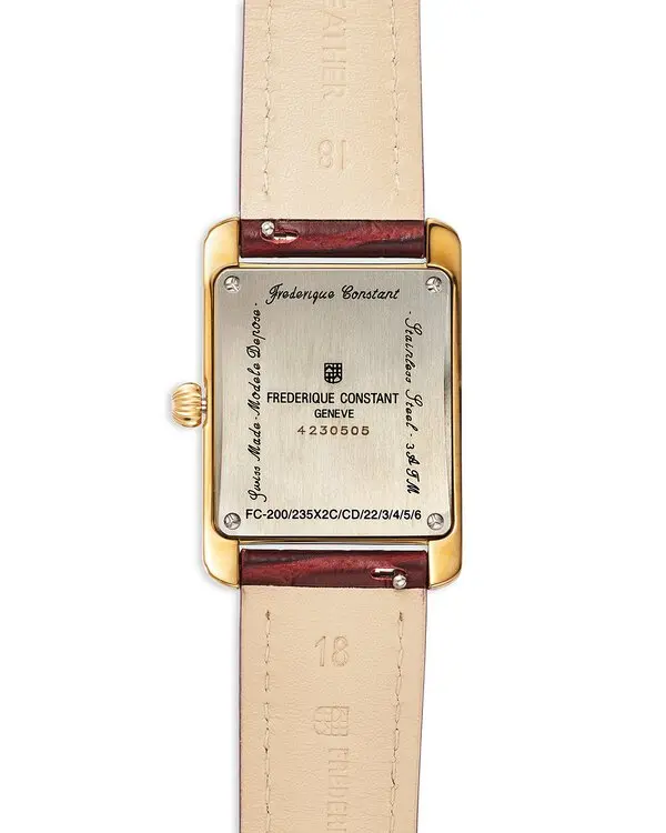 FREDERIQUE CONSTANT Carree Small Seconds Watch, 25mm X 36mm