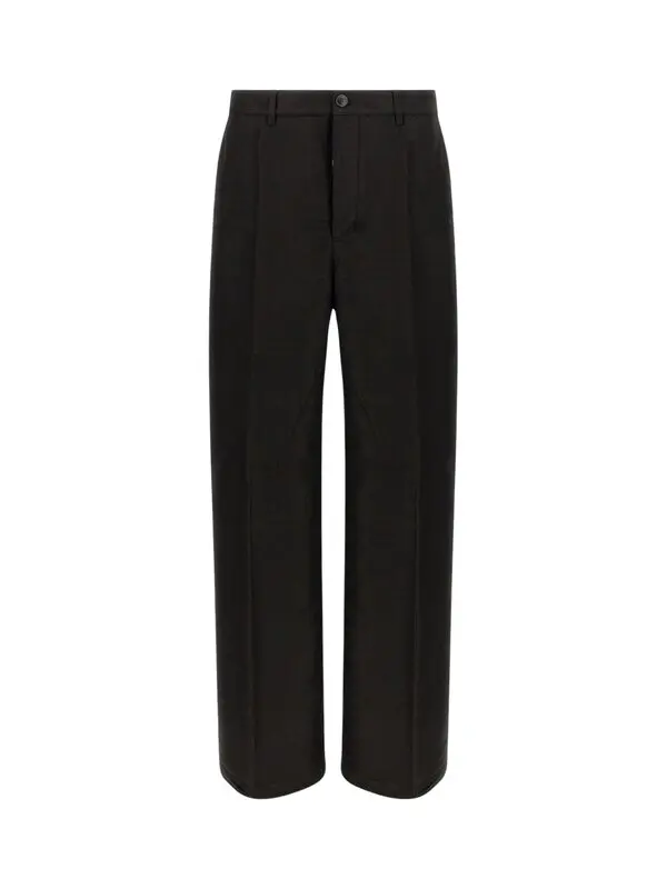 Rick Owens Ramié And Cotton Trousers