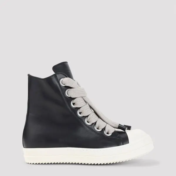 Rick Owens Jumbolace Leather Sneakers