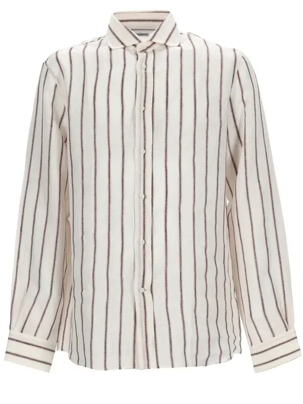 Brunello Cucinelli Linen Shirt With Signature Craftsmanship