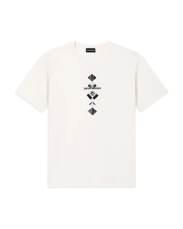 Emporio Armani Regular Fit Crewneck Logo Graphic T-shirt