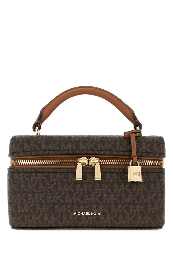 Michael Kors Canvas Jana Mini Handbag