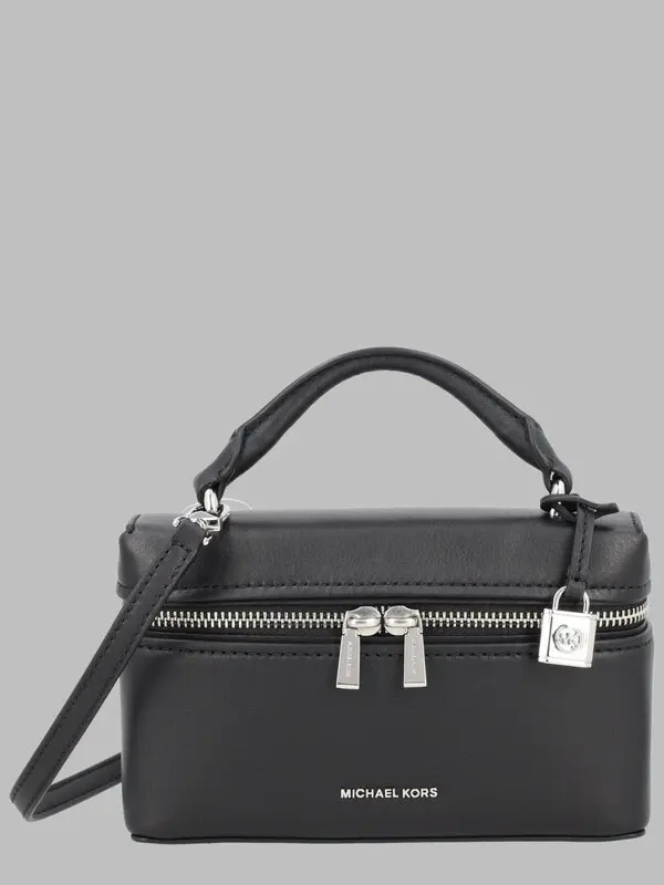 Michael Kors Sleek Saffiano Leather Handbag With Structured Shape