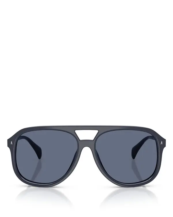 Moncler Fluxe Aviator Sunglasses, 60mm
