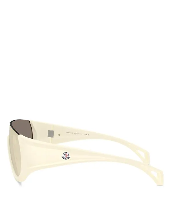 Moncler Pulser Shield Sunglasses, 131mm