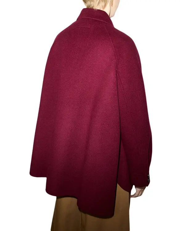 Max & Co. Saggina Double Woven Wool Short Coat