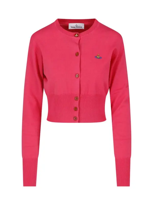 VIVIENNE WESTWOOD Cropped Button-front Cardigan Sweater