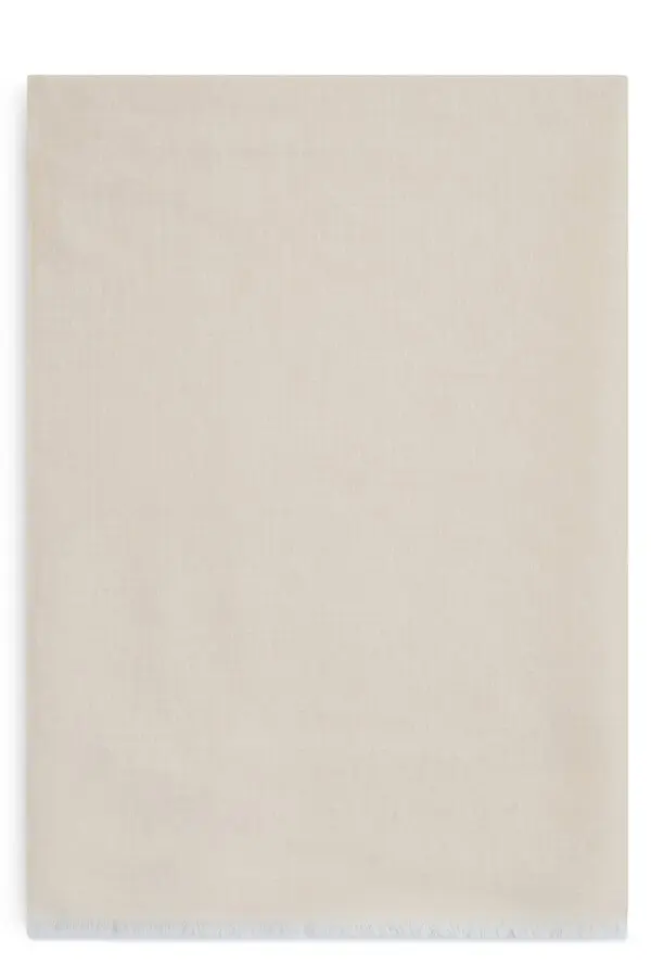 Max Mara Wool And Silk Scarf - Sand