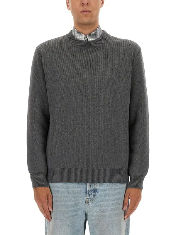 GOLDEN GOOSE Cotton-blend Ribbed Sweater
