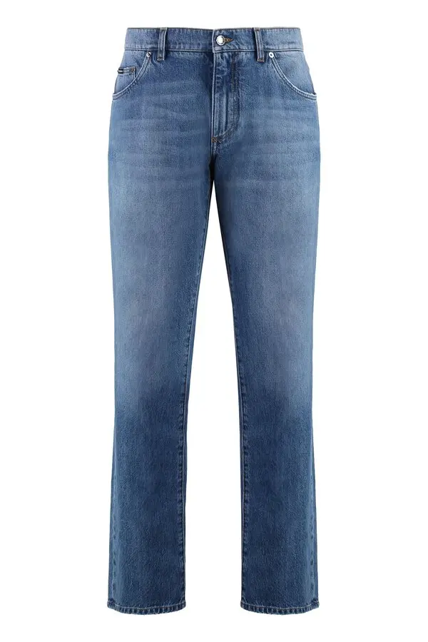 Dolce & Gabbana Classic Metal-button Jeans