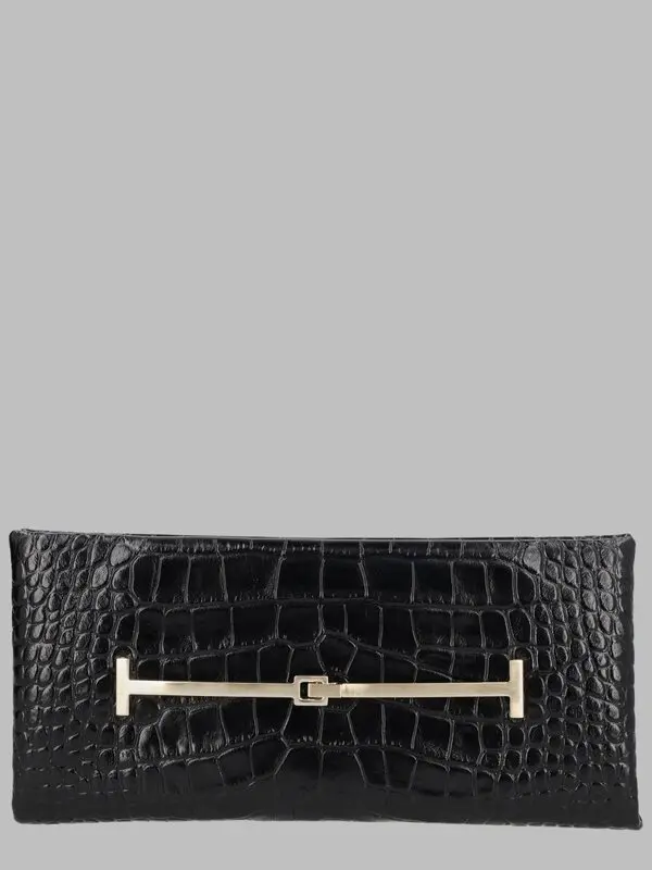 TOM FORD Designer Leather Shoulder Bag For