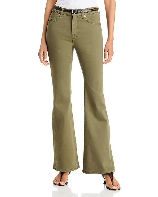 Johnny Was Calico Rosie Low Rise Flare Jeans