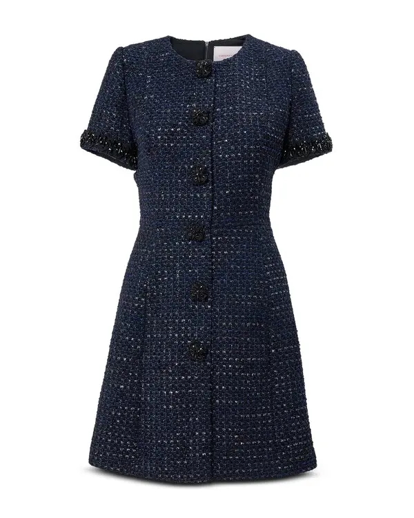 Carolina Herrera Embellished Mini Dress