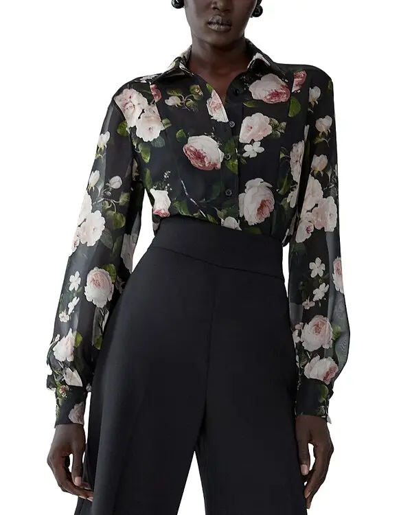 Carolina Herrera Isabella Silk Shirt