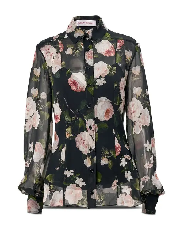 Carolina Herrera Isabella Silk Shirt