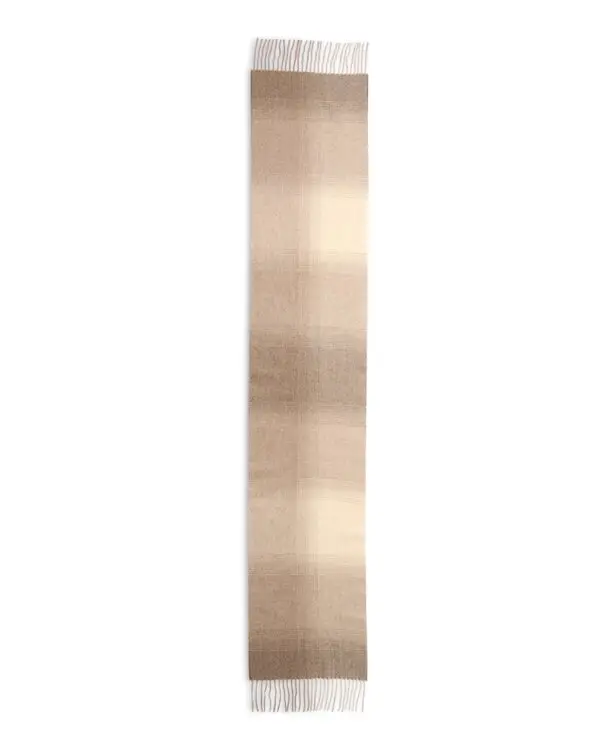 AMICALE CASHMERE Ombre Cashmere Scarf - Beige
